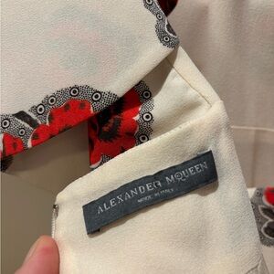 Alexander McQueen | Dresses | Alexander Mcqueen Silk Poppy Print Dress ...